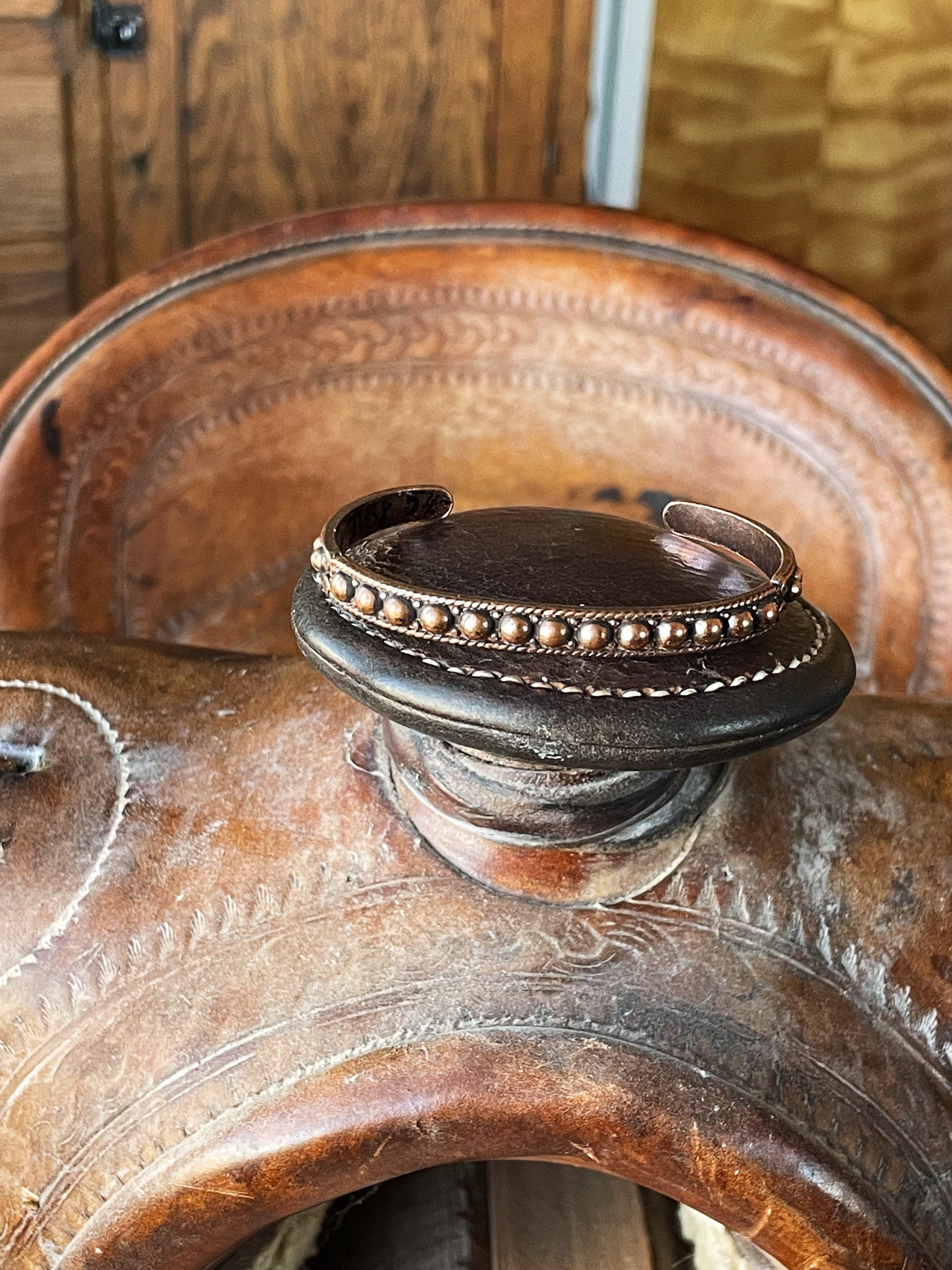 Vintage Womens Copper Stacker | Jackson Custom Leather